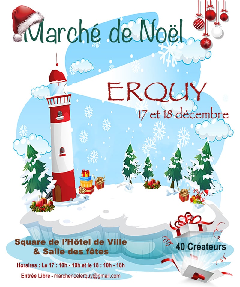 Marché de Noël - Erquy, site officiel de la Mairie